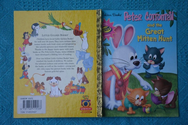 LITTLE GOLDEN BOOK: Peter Cottontail - Mitten Hunt 1st Edition 2000 ...