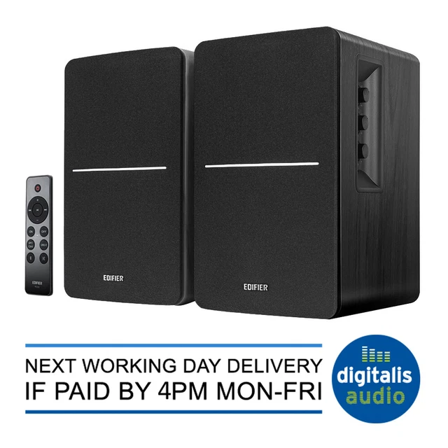 EDIFIER R1280DBS ACTIVE Bluetooth Bookshelf Speakers With Sub OUT Black ...