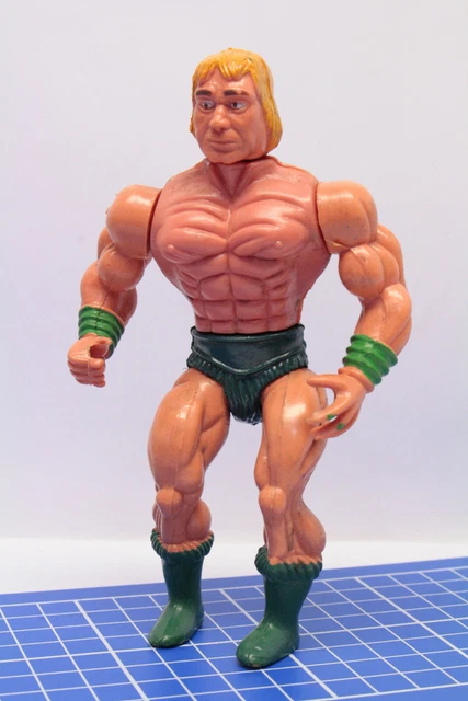 WRESTLERS SUNGOLD HE-MAN Motu Bootleg Ko 80’S Action Figure Usato Fr1 ...