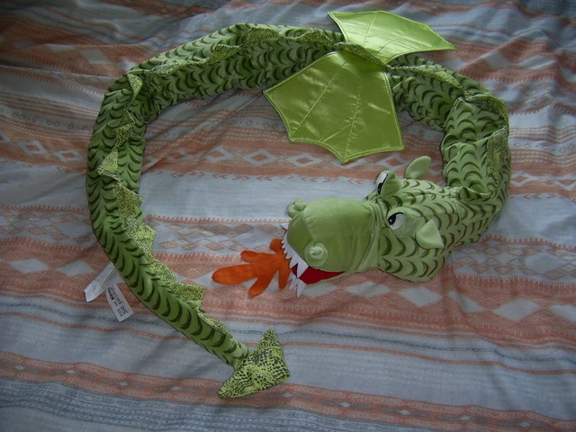VINTAGE IKEA DRAGON Winged Serpent "MINNEN DRAKE" Plush Soft Toy ...