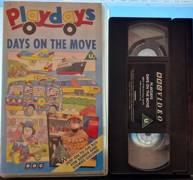 PLAYDAYS - DAYS On The Move - BBC VHS Video £49.99 - PicClick UK