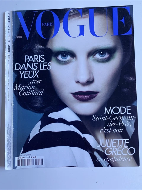 MARION COTILLARD- COUPURES DE PRESSE CLIPPING Vogue 2010 EUR 8,00 ...