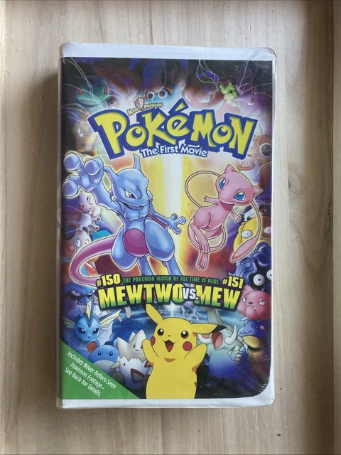 POKÉMON THE FIRST Movie: Mewtwo Strikes Back (VHS, 2000, Clamshell ...