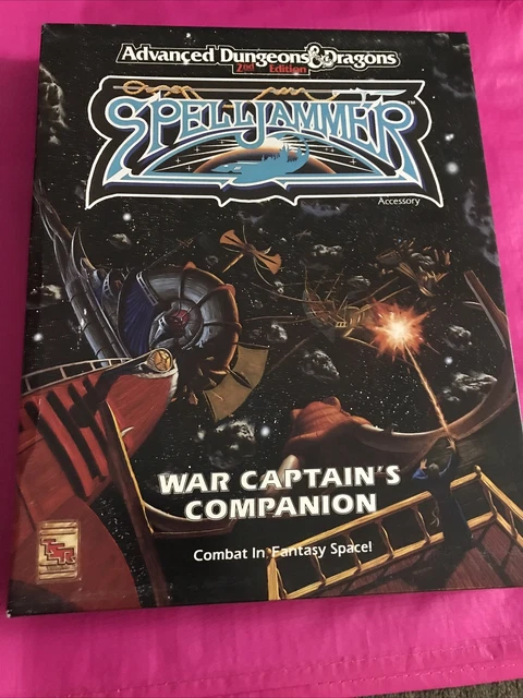 SPELLJAMMER WAR CAPTAIN'S Companion Box Set Dungeons Dragons TSR AD&D ...