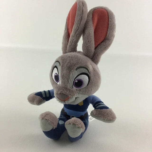 DISNEY ZOOTOPIA OFFICER Judy Hopps 8" Plush Stuffed Animal Toy Bunny ...