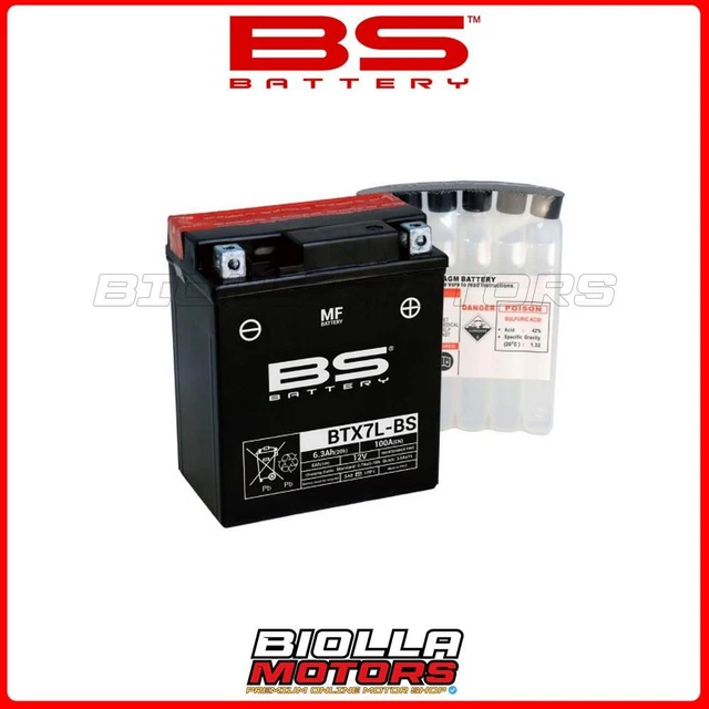 BTX7L-BS BATTERIA BS MF HONDA Vision NSC 50MPD 50 2015 YTX7L-BS BTX7L ...