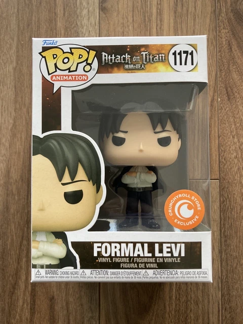 FUNKO POP ANIMATION 1171 Attack on Titan Esclusiva formale Levi ...