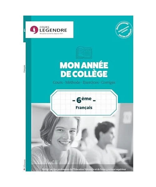 MON ANNÉE DE collège 6ème - Français: Cours - Méthode - Exercices ...