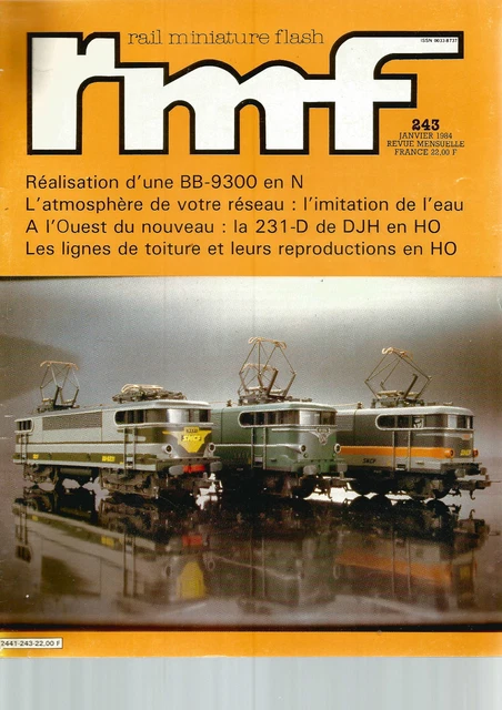 RMF N° 243 Bb-9300 En N / Eau Ho / La 231-D /Cathedrale EUR 4,50 ...