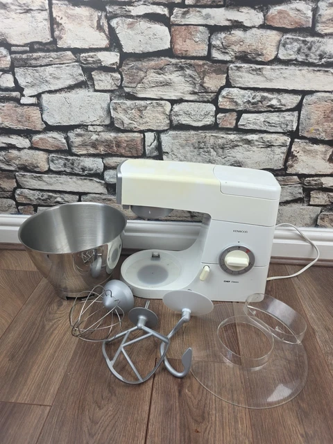 KENWOOD CHEF CLASSIC Mixer KM330, Stainless Steel Bowl, 3 Mixing ...