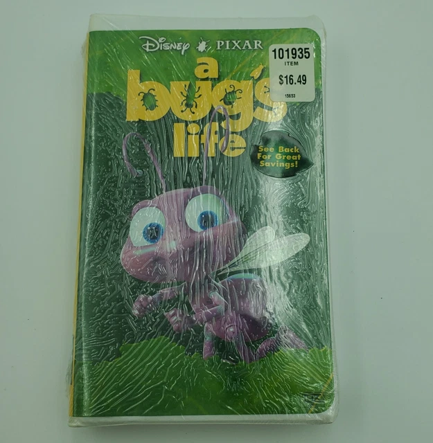 DISNEY PIXAR A Bug's Life Dot (VHS, 1999) White Clam Shell Case ...