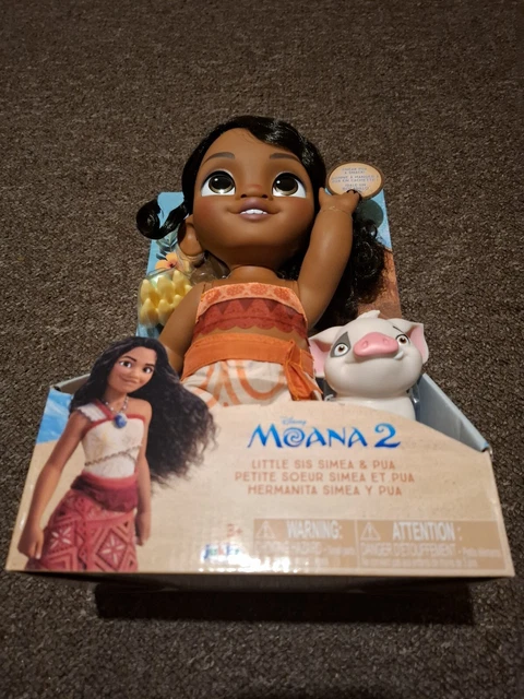 DISNEY VAIANA 2 Moana 2 Little Sis Simea & Pua 28cm Doll Set Jakks Pacific £34.99 - PicClick UK