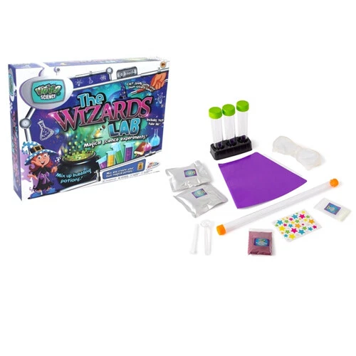 NEW THE WIZARDS Lab Magic Science Experiments Kids Fun Activity Xmas ...