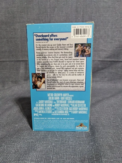 OVERBOARD VHS 1987 Comedy Romance Original Release MGM/UA £7.13 ...