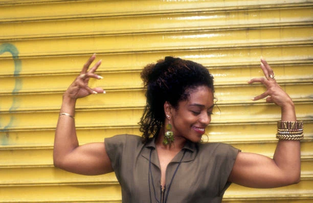 VOCALIST STARLEANA YOUNG appears in a portrait taken on July 10, - Old ...