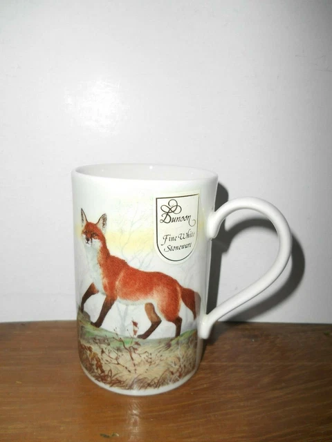 VINTAGE DUNOON CERAMICS Sherwood by Terry Riley Fox and Deer Stoneware ...
