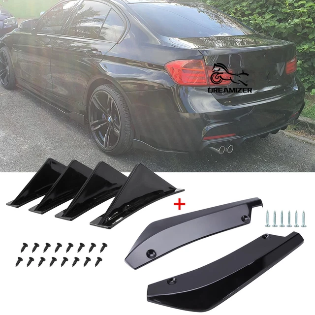 REAR BUMPER LIP Diffuser Spoiler Splitter Rear Spats For 3 Series F30 ...