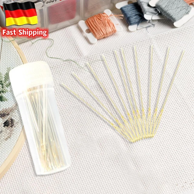 10PCS/LOT EMBROIDERY NEEDLE Set Knitting Craft DIY Sewing Cross Stitch ...