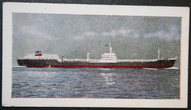 SS BRITISH SIGNAL British Petroleum Oil Tanker Vintage 1960's Card QC20 ...