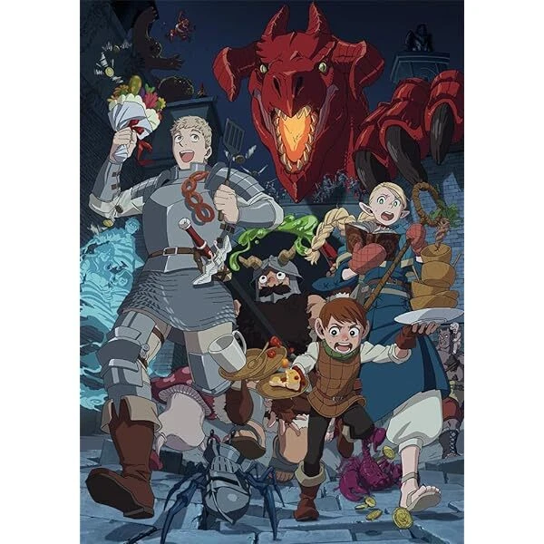 NEW DELICIOUS IN Dungeon Meshi Blu-ray Box Vol.1 Booklet Japan ZMAZ ...