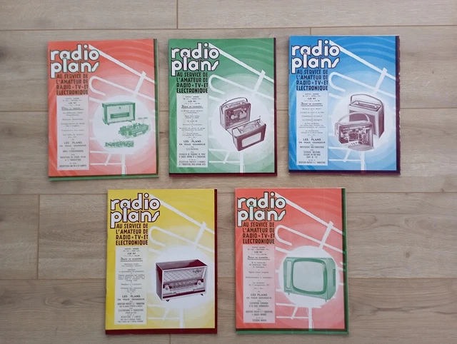LOT DE 7 revues RADIO PLANS de 1961 à 1963 EUR 10,00 - PicClick FR