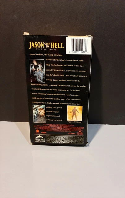 JASON GOES TO Hell Special Collector's Edition Vhs Pre-owned Non Rental ...