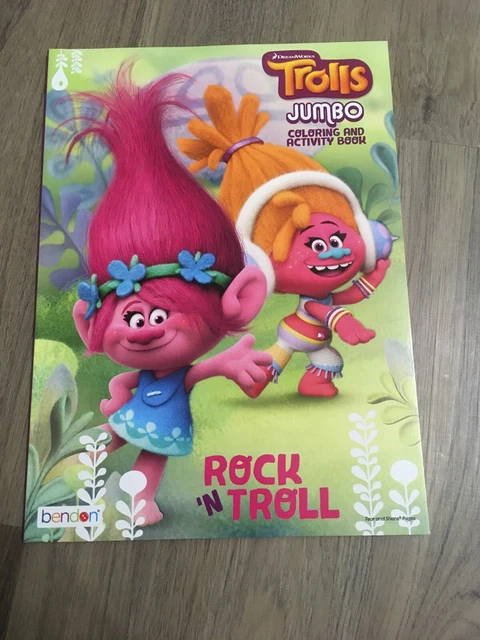 DREAMWORKS TROLLS JUMBO Coloring and Activity Book Colouring NEW $7.94 ...
