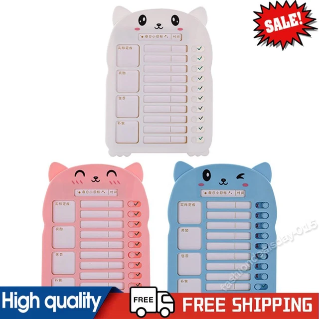 DAILY ROUTINE CHART Cute Portable Chore Chart Memo Board Manage Kids Good Habits £7.19 - PicClick UK