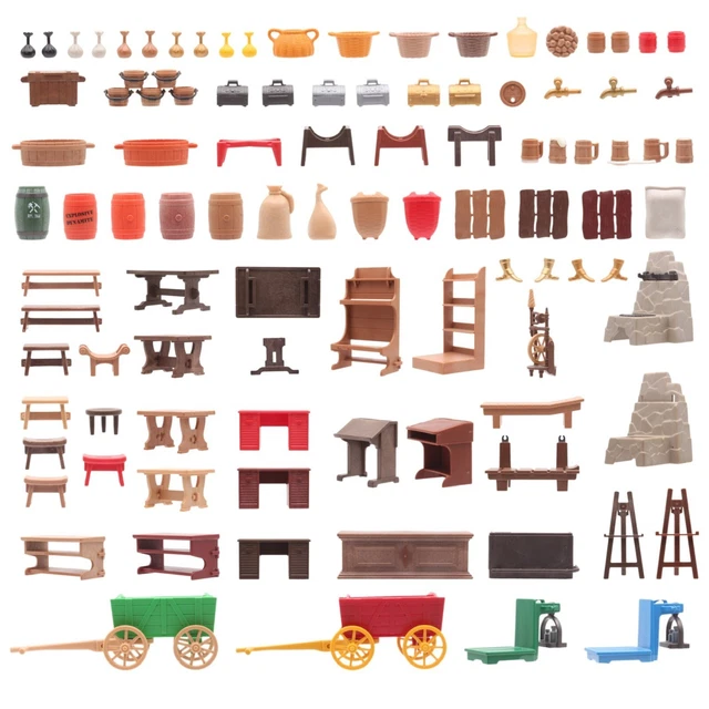 PLAYMOBIL CHEVALIER MOYEN Âge Western Acw Rose Série Accessoire Séléction EUR 1,37 - PicClick FR