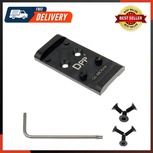 Glock Sights Titanium MOS Adapter Plate For Glock 17/19 - Holosun 509T ...