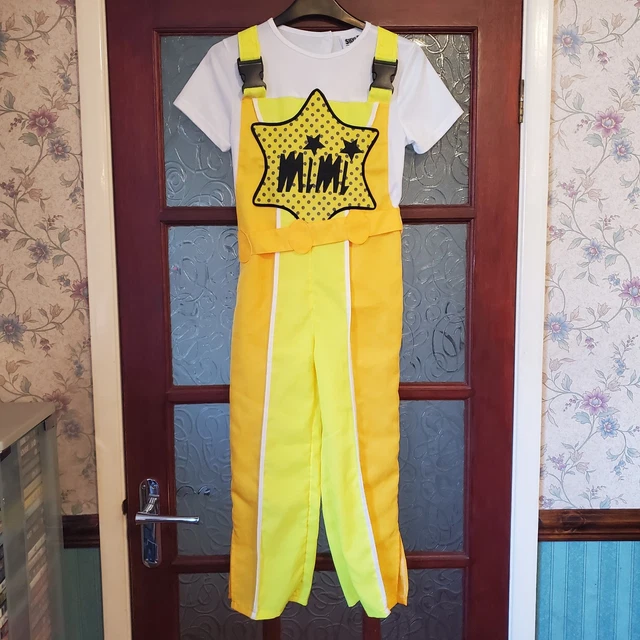 BUTLIN'S SKYLINE GANG Mimi Costume Outfit Dungarees Belt Kids Age 7-9 ...
