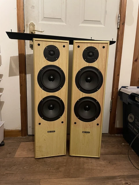 ACOUSTIC SOLUTIONS AV-120 Hi-Fi Speakers - 130 Watts - Tested In Good ...