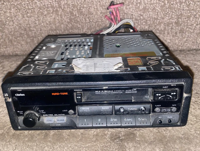CLARION 9772RT OLD School Pull Out Auto Audio Cassetta Stereo Vintage ...