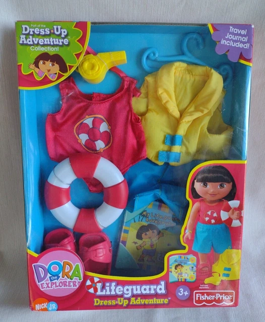 2006 DORA THE Explorer Dress Up Adventure Lifeguard Outfit Set New ...