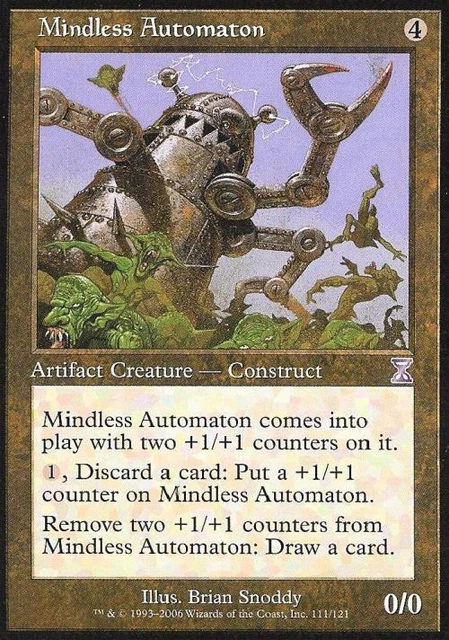 MINDLESS AUTOMATON - Light Play anglais MTG Time Spiral Time décalé EUR ...