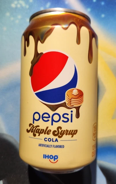 RARE! PEPSI MAPLE Syrup Soda Cola x IHOP Pancakes Limited Edition (1 ...