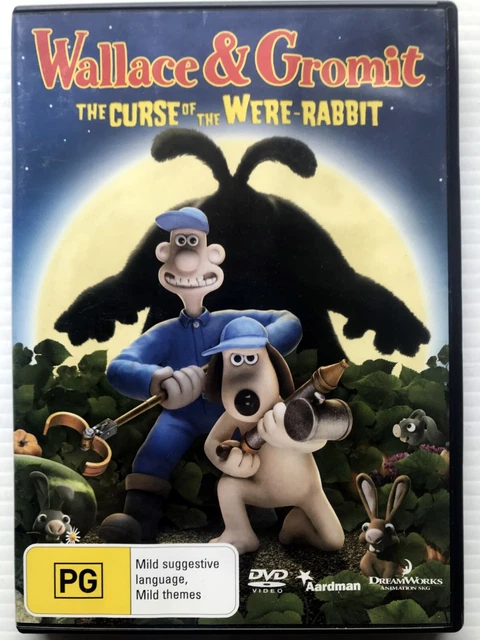 WALLACE AND GROMIT The Curse Of The Were-Rabbit Dvd 2005 Reg 2 & 4 Free ...