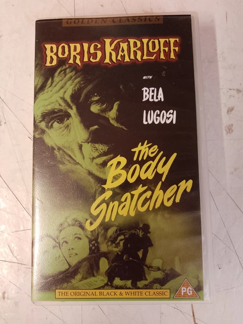 THE BODY SNATCHER Boris Karloff VHS Video Tape Vintage Rare Horror ...