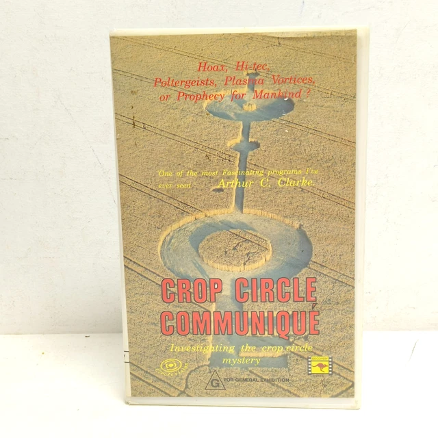 CROP CIRCLE COMMUNIQUE - Big Box VHS Tape $49.00 - PicClick AU