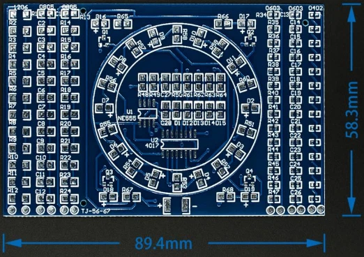 PRAXIS LÖTEN SMD Leiterplatte LED Elektronik Projekt Zum Selbermachen-Kit SMT PCB EUR 4,17 ...