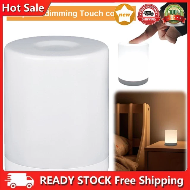 PAT NIGHT LIGHT Dimmable Bedside Lamp Eye Caring Atmosphere Light for ...