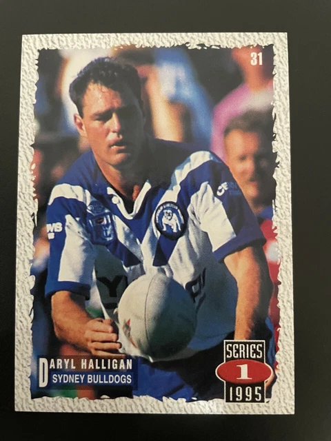 NRL 1995 S1 Dynamic Trading Card #31 Daryl Halligan - Sydney Bulldogs ...