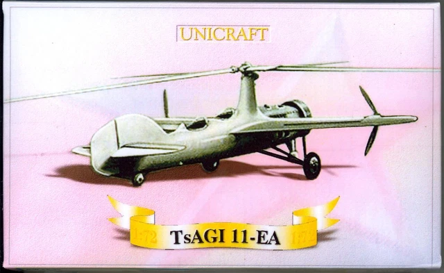 UNICRAFT MODELS 1/72 TsAGI 11EA Soviet Autogyro Project EUR 32,07 ...