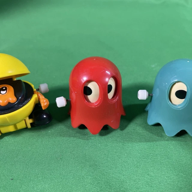 VINTAGE 1980’S ATARI PAC-MAN Q-Bert Ms. PAC-Man Ghosts Wind-up Toy Lot ...