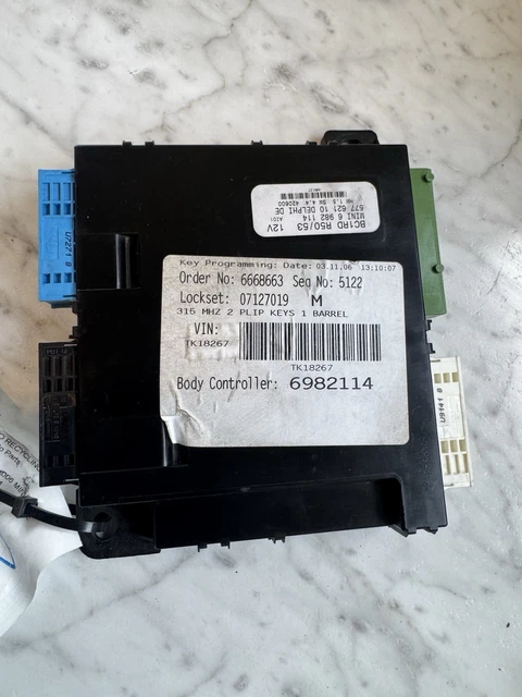 2002-2006 MINI COOPER 🚗 Body Control Module BCM OEM 6982114 ECU Unit $105.41 - PicClick CA