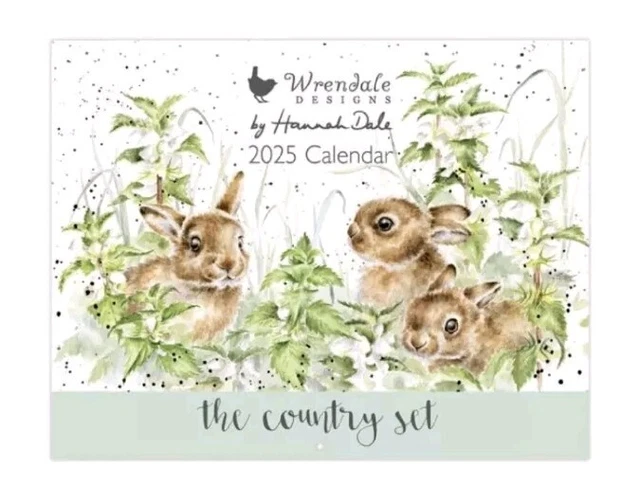 WRENDALE DESIGNS 'THE Country Set' Landscape Calendar 2025. Illustrated ...
