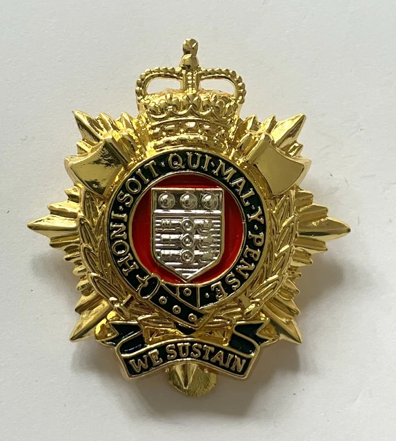 BRITISH ARMY ROYAL Logistics Corps officer's cap badge, made by Firmin ...