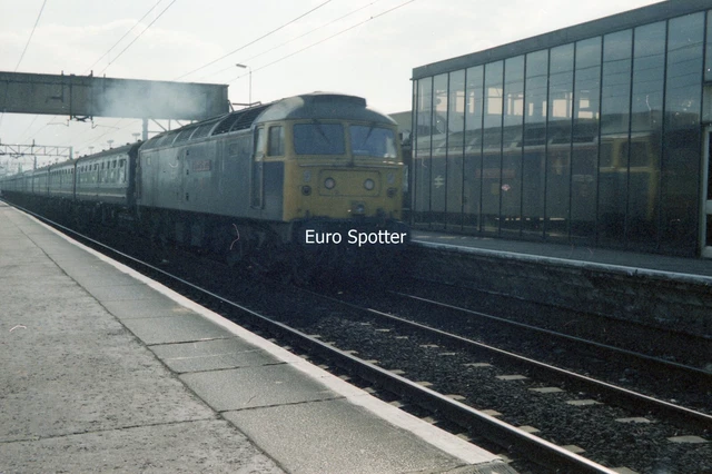 B248 35MM NEGATIVE Class 47 47577 Cheshunt c.1986 EUR 2,97 - PicClick IT