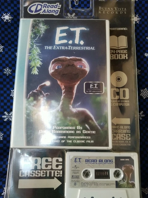 DISNEY E.T. ET The Extra Terrestrial Read along CD Enhanced NEW Factory ...
