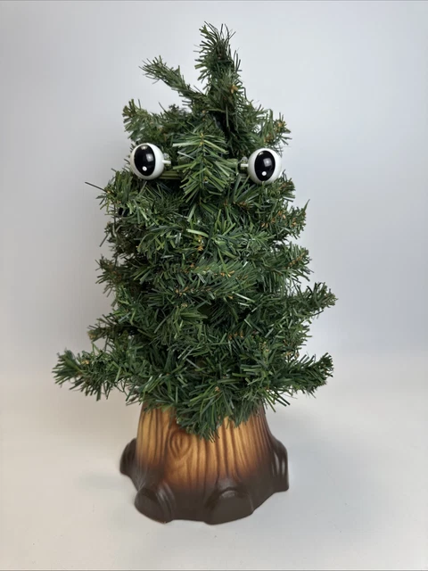 VINTAGE 90S GEMMY Dancing Animated Douglas Fir Christmas Tree Partially ...